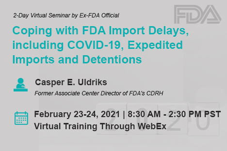 Trainings for FDA Compliance - Webinars, Seminars on Latest Regulations